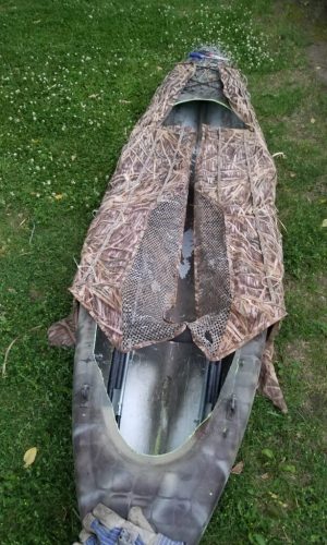 Duck Hunting Kayak Setup: Kayak Duck Blind